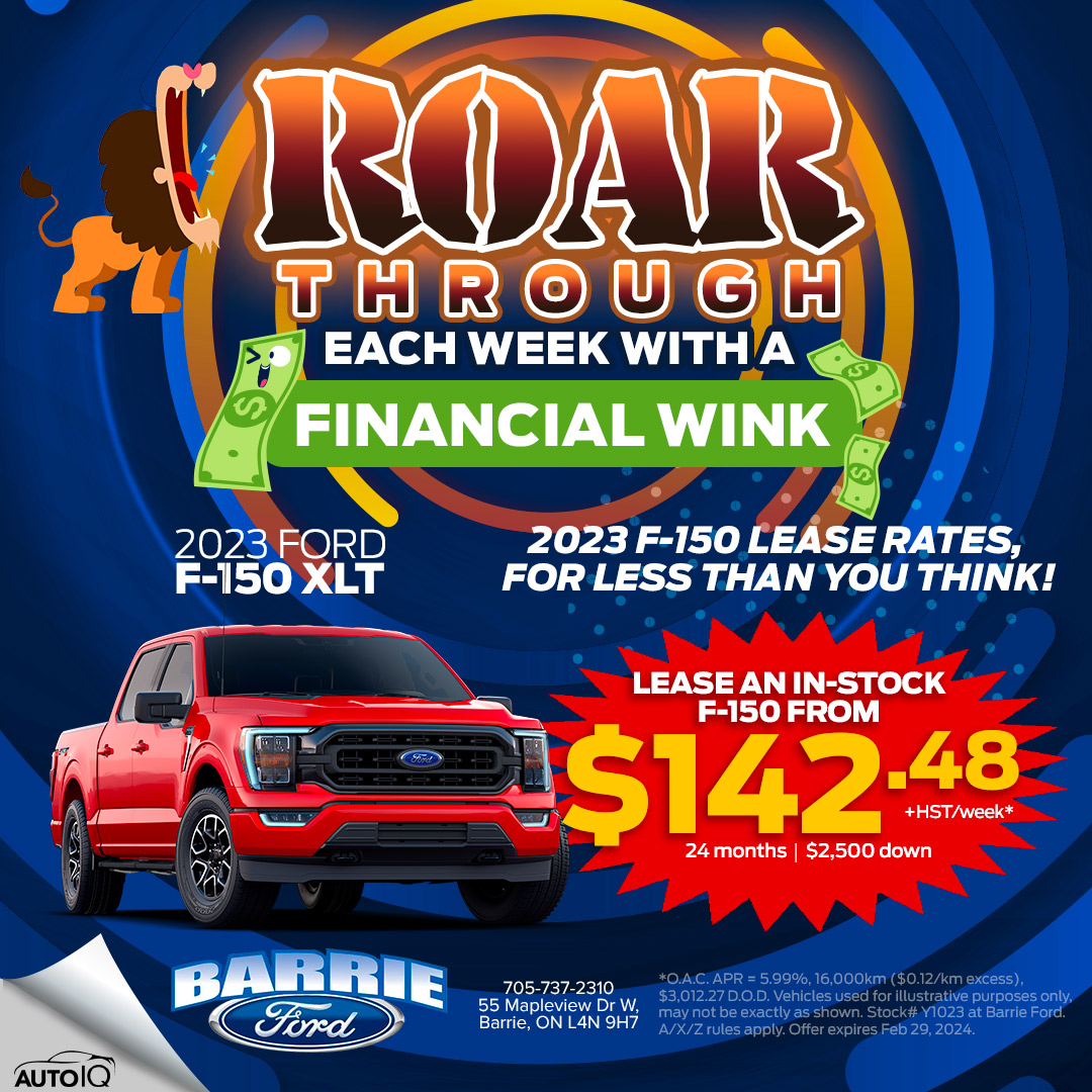 Monthly Special Offers - Barrie Ford